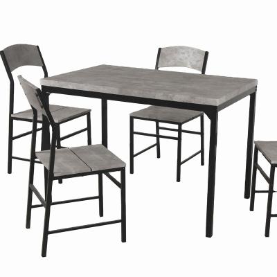 China Roydom ODM Wooden Dining Table And 4 Chairs Set 5 Piece Dining Table Set for sale