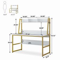 China ODM Convertible Laptop Computer Work From Home Desk With Steel Legs for sale