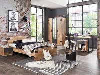 China Contemporary Single Office Computer Desk Wood Desk Metal Legs for sale