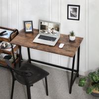 China FSC Nordic Office Computer Desk Industrial Writing Table Wood Metal for sale
