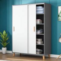 China Customized Modern Wardrobe Cabinet Wooden Almirah Sliding Door for sale