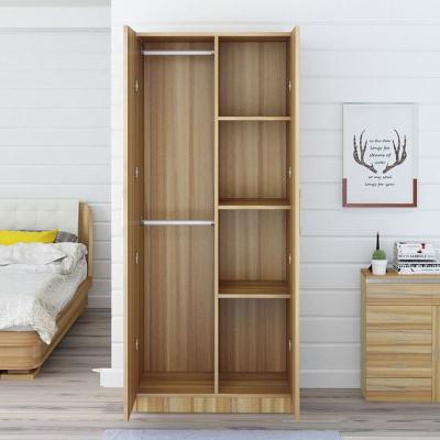 China Eco Friendly Modern Wardrobe Cabinet Wood Armoire Wardrobe For Students Apartment for sale