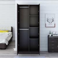 China Eco Friendly Modern Wardrobe Cabinet Wood Armoire Wardrobe For Students Apartment for sale