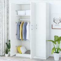 China Eco Friendly Modern Wardrobe Cabinet Wood Armoire Wardrobe For Students Apartment for sale
