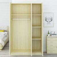 China Eco Friendly Modern Wardrobe Cabinet Wood Armoire Wardrobe For Students Apartment for sale
