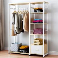 China Modern Bedroom Wooden Clothing Rack Closet Hanging Rack Furniture For Home for sale