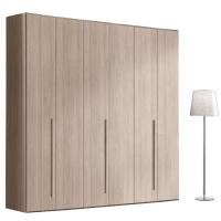 China Contemperary 4 Doors Wooden Clothes Closet Wardrobe For Bedroom Storage for sale