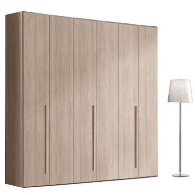 China Contemperary 4 Doors Wooden Clothes Closet Wardrobe For Bedroom Storage for sale