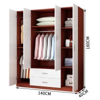 China E1 grade Wooden Modern Wardrobe Cabinet Clothes Closet With Drawer for sale