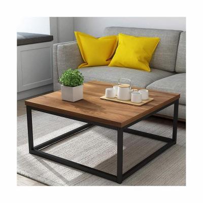 China Midcentury Wooden Oak Nest Of Tables Square Walnut Colour for sale