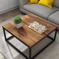 China Midcentury Wooden Oak Nest Of Tables Square Walnut Colour for sale