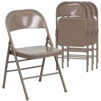 China Commercial Stackable Metal Fold Up Chairs For Picnic red black white for sale