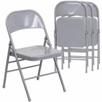 China Commercial Stackable Metal Fold Up Chairs For Picnic red black white for sale