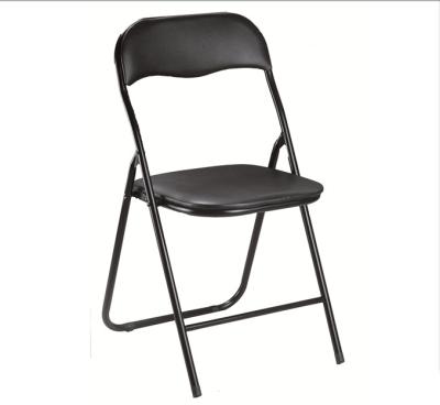 China PVC Colorful chipboard Wooden Metal Furniture Iron Foldable Chair For Meeting Room for sale