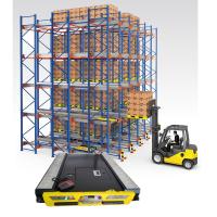 China EBILTECH Radio Shuttle Racking System with 1500kg Load Capacity and 45m Height Support for Warehouse Storage for sale