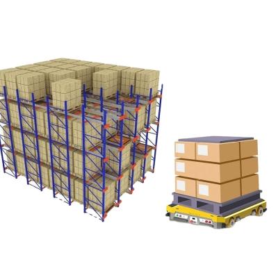 China Heavy-Duty Two-Way Automated Shuttle System with 1000-2000kg Load Capacity for Smart Warehouse Storage for sale