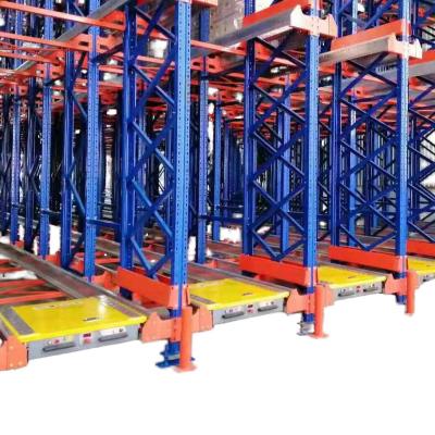 China Automated Electric Pallet Shuttle System 1500kg Capacity CE Certified for Radio Shuttle Racking for sale
