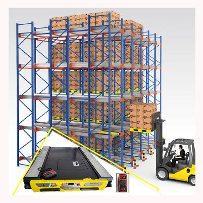 China Pallet Runner Radio Shuttle Racking Forklift System with 100,000 Ton Capacity and 20+ Years Manufacturing Experience for sale