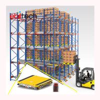 China EBILTECH Electric Mobile Robotic Pallet Shuttle 1500kg Capacity with Radio Remote Control for Warehousing Systems for sale