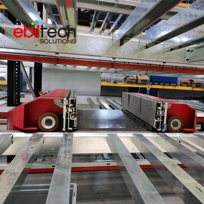 China EBILTECH Mini-Load Shuttle Car System for ASRS - 150m Length 25m Height Automated Storage & Retrieval for sale