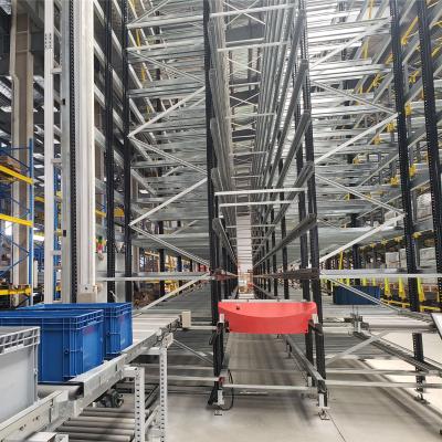 China EBILTECH Multi Shuttle ASRS Automated Storage System for Box Picking - 150m Length, 25m Height Capacity for sale