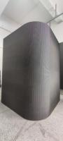China Curved Outdoor Rental Big LED Full HD Display P6.66 Aluminum Bottom Front And Back Maintenance for sale