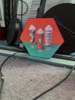 China Unique Visual Effects With Customized Special Shaped Hexagon LED Display P3.2 for sale