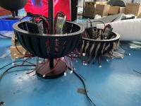 China Sphere Shaped 360 Degree Viewing Angle Spherical LED Display For Outdoor Advertising for sale