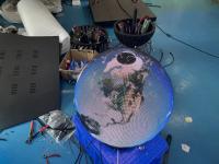China Sphere Shaped 360 Degree Viewing Angle Spherical LED Display For Outdoor Advertising for sale