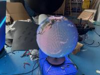 China Sphere Shaped 360 Degree Viewing Angle Spherical LED Display For Outdoor Advertising for sale