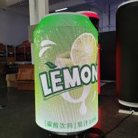 China P1.86 Can-shaped LED Display for Creative Advertising with16bit Grayscale for sale