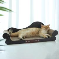 China Cat Scratching Board Cat Couch Scratcher Cardboard, Durable Scratch Lounge Bed, Long Lasting Scartching Pads for sale