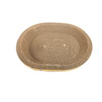 China Oval Shape Cat Scratching Board Can Play and Sleep Cat Scratching Board for sale