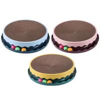 China Factory Wholesale Cat Play Toy Textures Design Big Corrugated Cat Scratch Board Toy for sale
