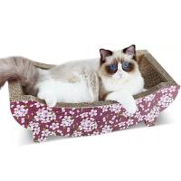 China Scratcher Cat Scratching Post Lounge Relaxing Bed Cat Scratcher Cardboard Play for sale