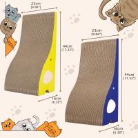 China Cat Scratching Board Cat Scratcher Elephant Shape Cat Scratch Pad High Strength Corrugated Cardboard Reversible with Catnip for sale