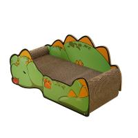 China Lovely Dinosaur Sofa Cat Scratch Board Large Space Cat Scratching Board Comfortable and Resistant to Scratching for sale