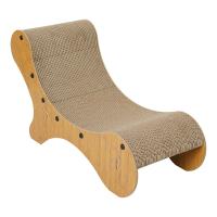 China Armchair Scratching Board Factory Wholesale Wear Resistant Multi-Functional Cat Litter Corrugated Paper Cat Scratch Board Toys for sale