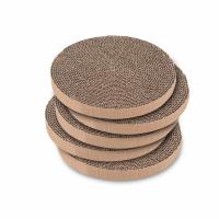 China Pet Supplies Cat Scratcher Replacement Pads - Cardboard Cat Scratcher Pad, Relieves Stress, Supports Pet Behaviors, 5 Count for sale