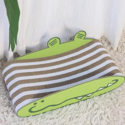 China Crocodile Cat Scratch Board - Resistant to Scratching and Non-Slippery - Large Space Cat Scratch Sofa - Ideal Tool for Cat Clawing for sale