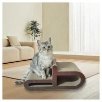 China Cat Scratching Boards Claws and Rest Indoor House for Cats Hyperboloid Cat Scratching Board Combinable New Design High-Density for sale