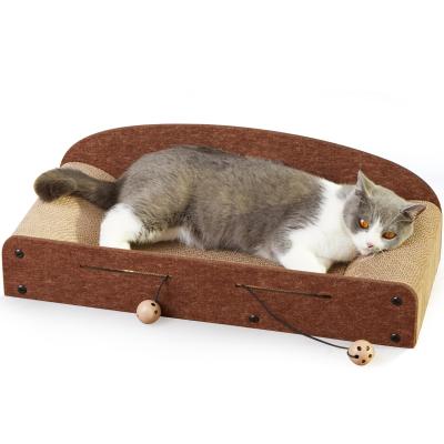 China Cat Scratcher Cardboard Lounge Bed, Durable Cat Scratcher Extra Large Lounger for sale