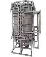 China Custom Aluminum Rotational Molding Molds - 3.5m Diameter, 6m Length Capacity for OEM Plastic Products for sale