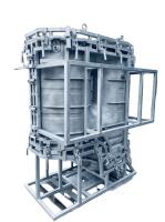 China Aluminum Rotational Mold for Water Tanks 8-10mm Wall Thickness 600 PCS/Month Capacity for sale