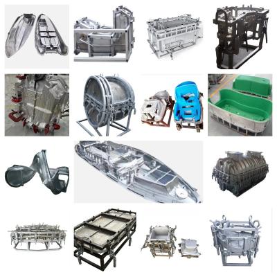 China Custom A356 Aluminum Rotational Molding 8-10mm Wall Thickness with 600 PCS/Month Production Capacity for sale
