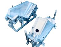 China Custom Rotational Molding Aluminum Mold 8-12mm Thickness for PVC Plastisol Corner Fender Manufacturing for sale