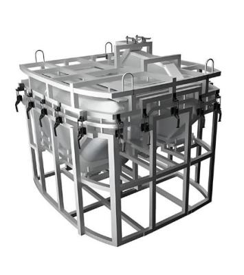 China Precision Aluminum Rotational Moulds 8-12mm Thickness for Custom Rotomolding Applications for sale