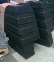 China Custom LLDPE Diesel Fuel Tank 100-Piece Minimum Order Rotational Molding Plastic Container for sale