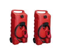 China Custom Wheeled Plastic Fuel Tank - 100 Piece MOQ, 30 Day Delivery, Rotational Molding Construction for sale