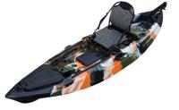 China YOUGE 12-Foot Recreational Kayak with Adjustable Seat and Footrests | 30-Inch Width PE Rotomolded Design for sale